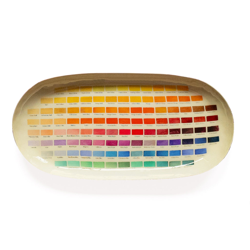 Nomenclature of Colors Oval Enamel Tray – Roomytown USA