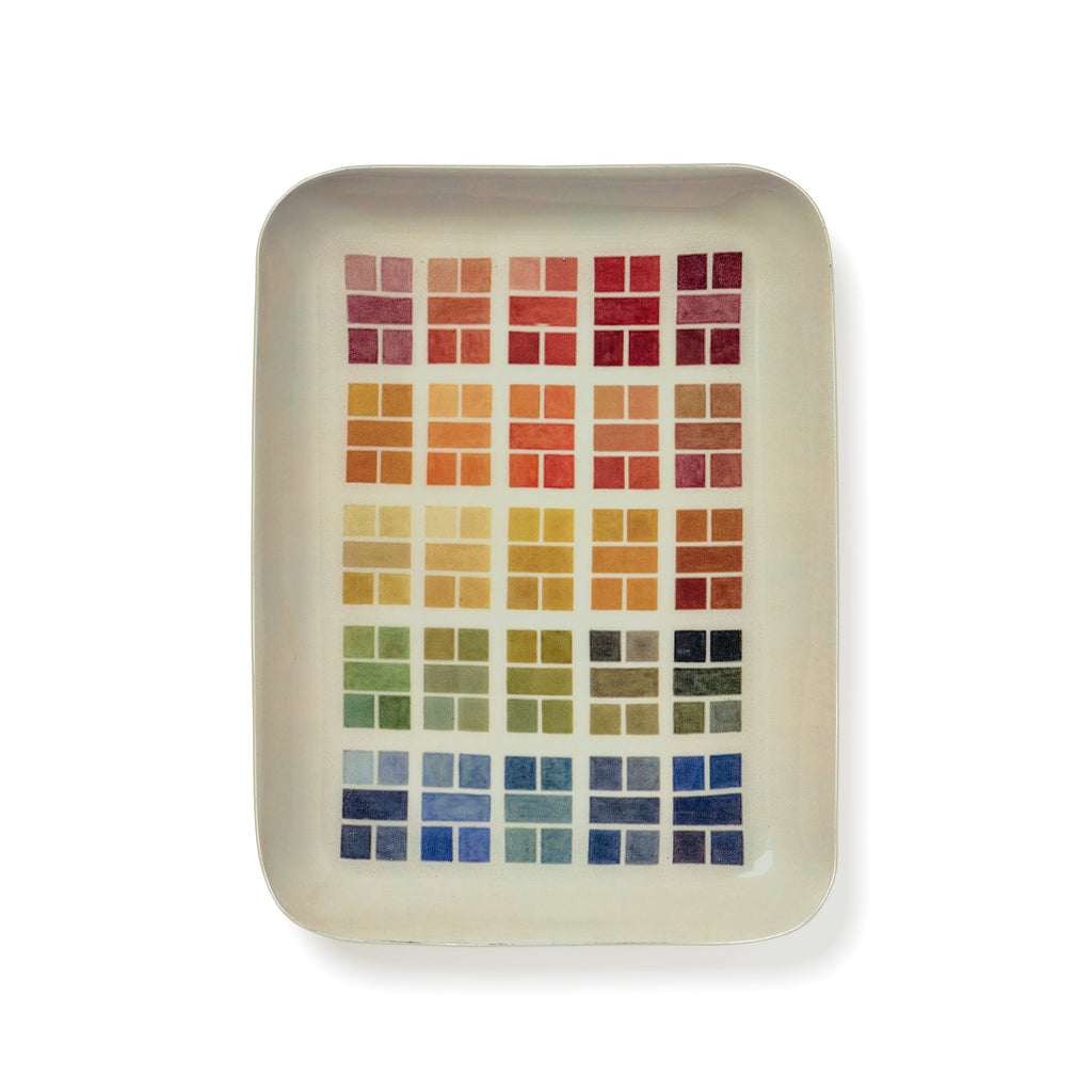 Rectangular Enamel Tray - Watercolour Swatches – Roomytown USA