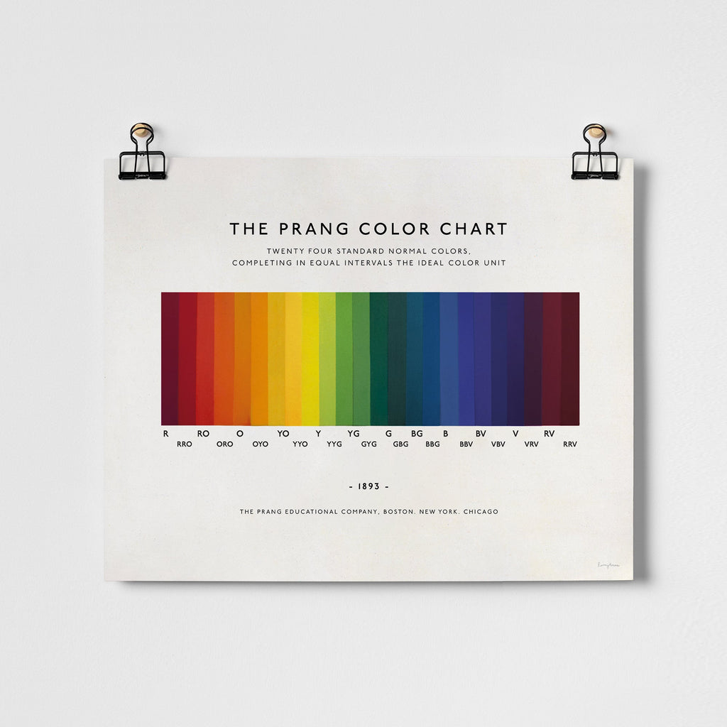 The Prang Color Chart Fine Art Print – Roomytown US